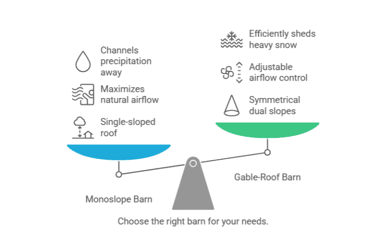Small Monoslope Cattle Barn & Small Cow Barn - SteelPRO PEB