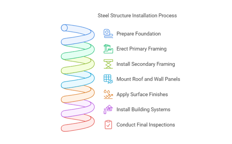 Steel Structure Construction Process: Step-by-Step Guide - SteelPRO PEB